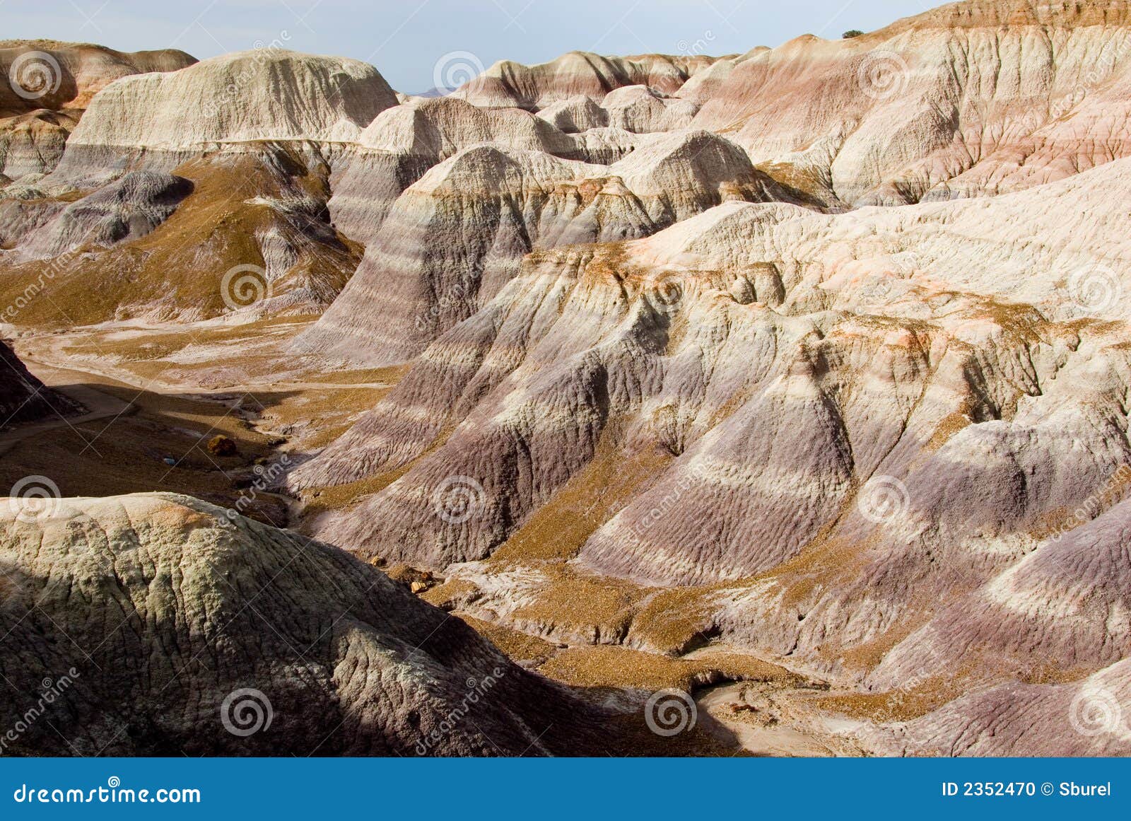 Badland landscape, stock photo. Image of ground, pattern - 2352470