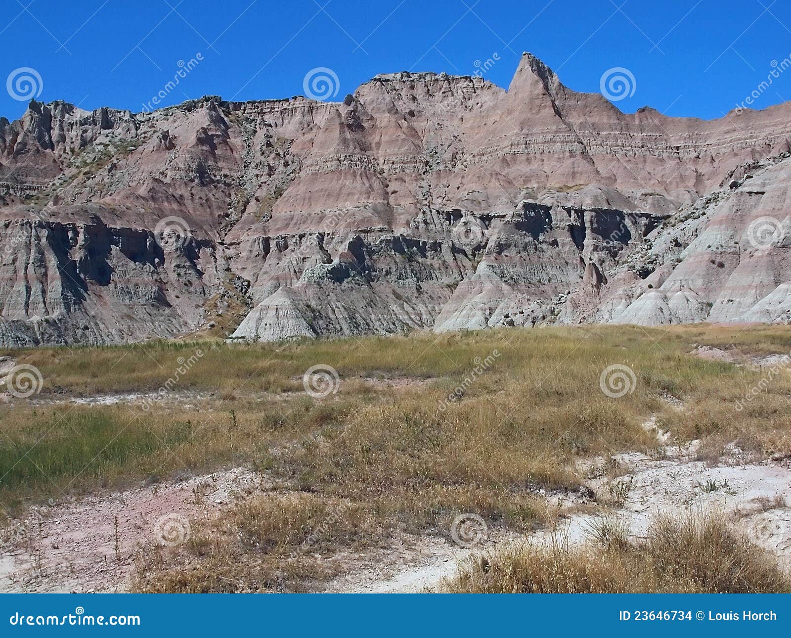 Badlands stock photo. Image of climate, cliffs, clouds - 23646734