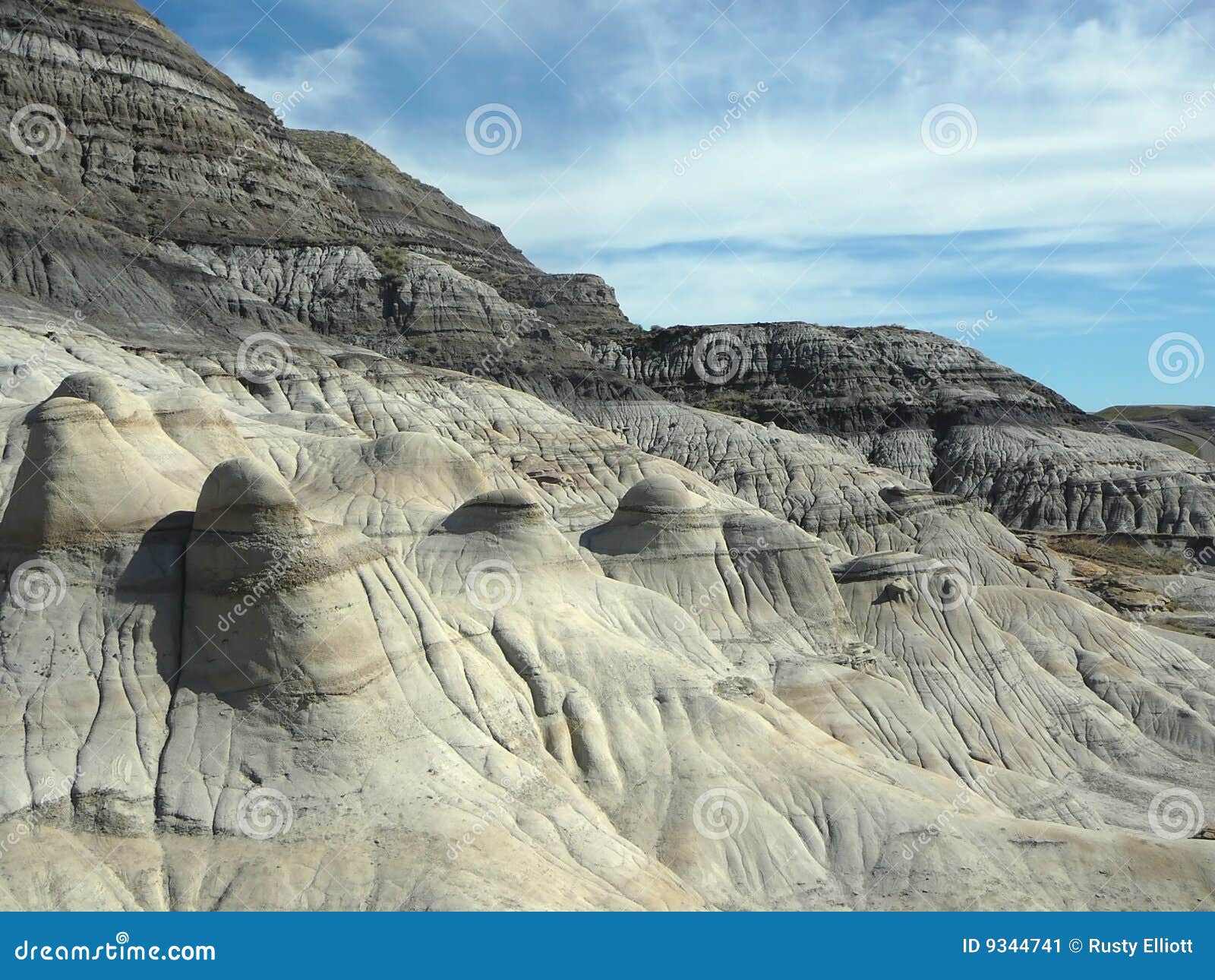 Badlands Alberta stock image. Image of coulees, canada - 9344741
