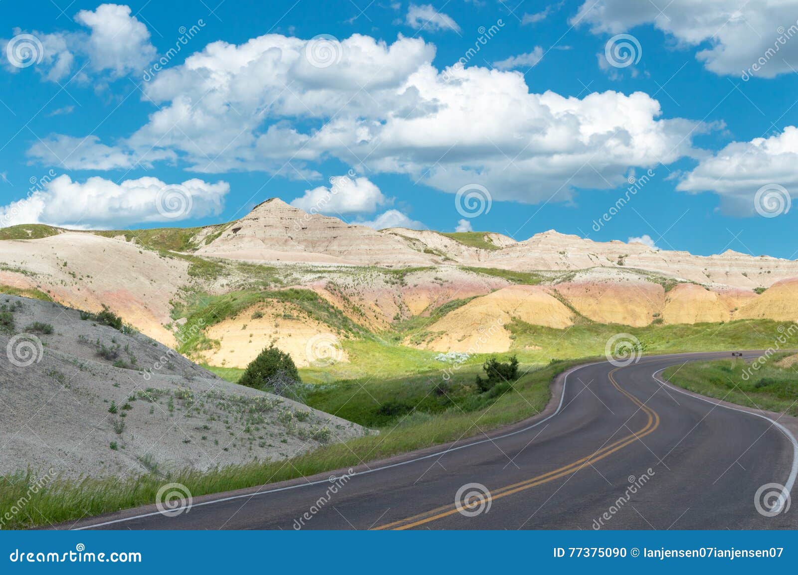 Through the Badlands stock photo. Image of badlands, monument - 77375090
