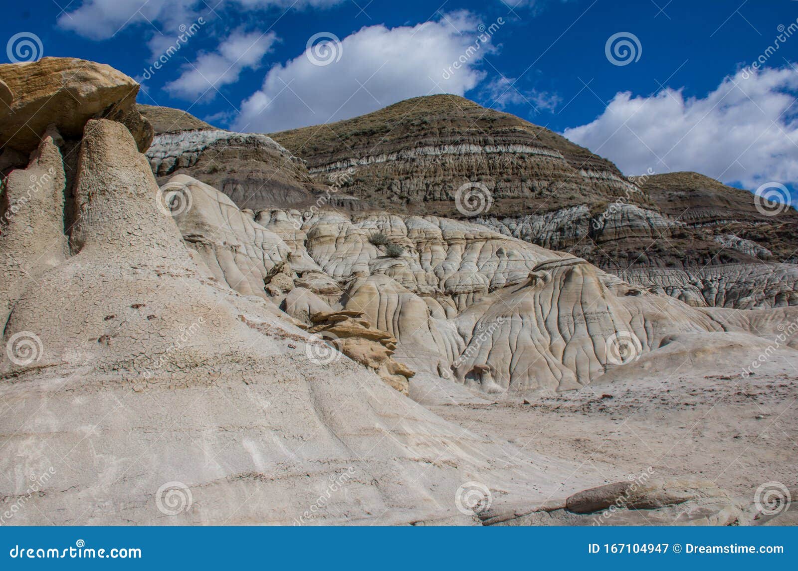 Badlands Drumheller Alberta Rock Formations Stock Image - Image of ...