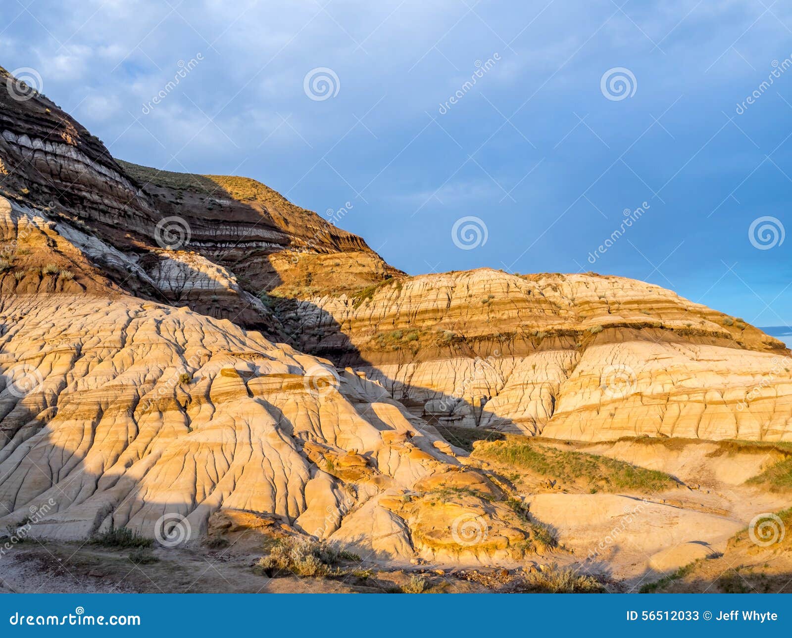 Badlands, Drumheller stock image. Image of landscape - 56512033