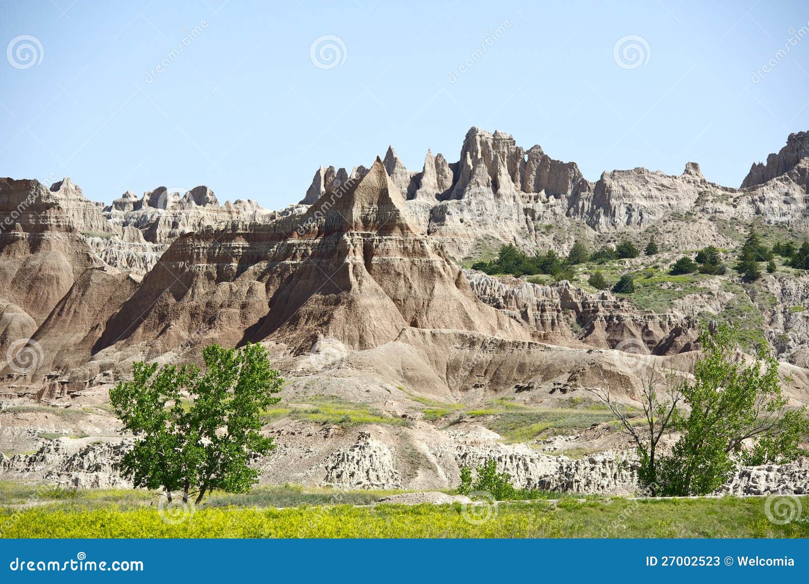 Badlands Landscape stock image. Image of clay, badlands - 27002523