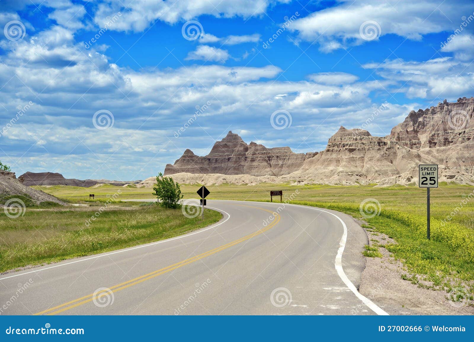Badlands Loop Road stock photo. Image of formations, desert - 27002666