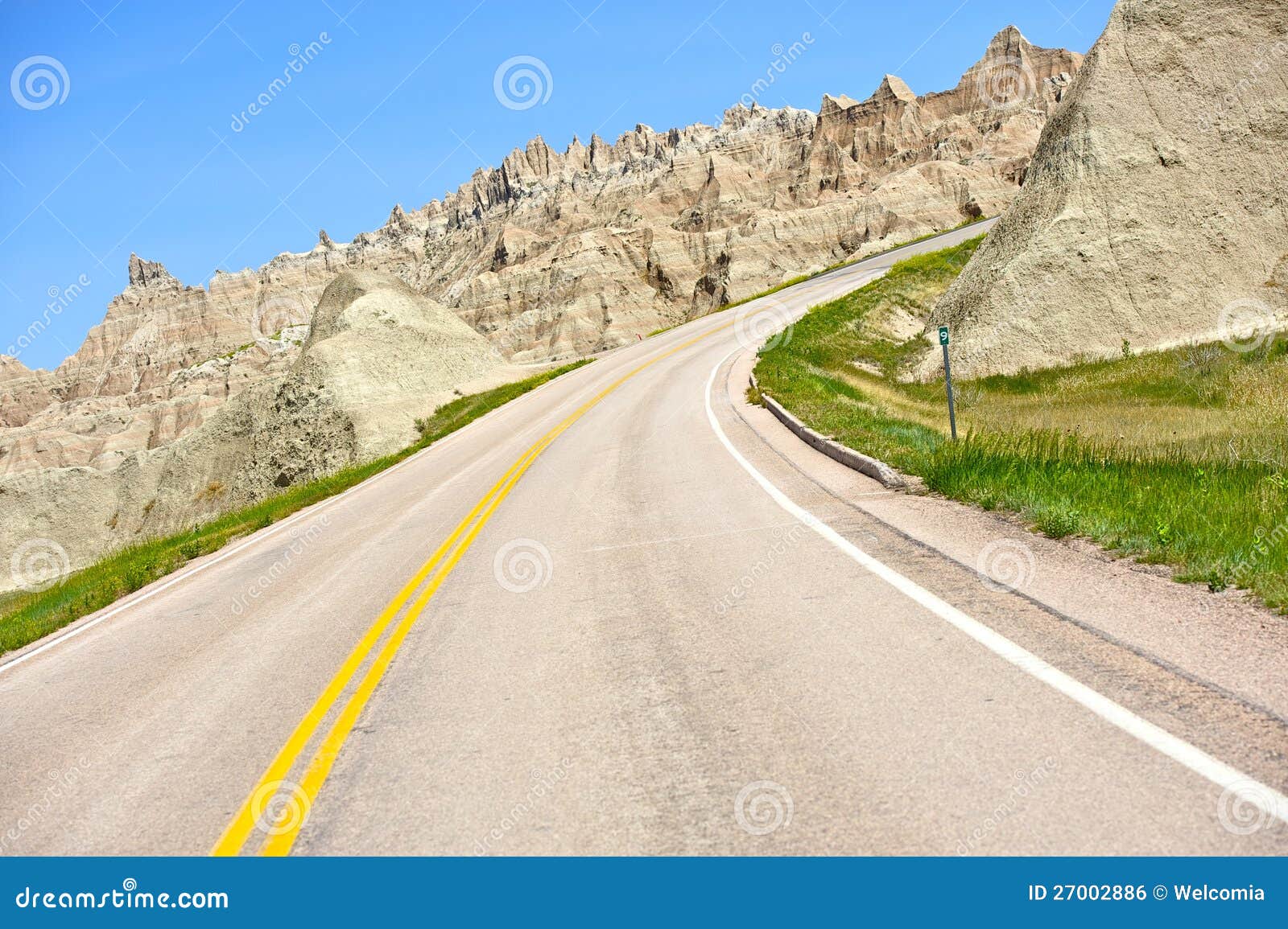 Badlands Loop Road stock photo. Image of desert, lakota - 27002886