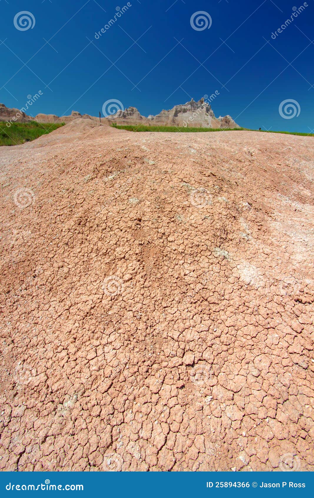 Badlands Parched Landscape stock photo. Image of desert - 25894366