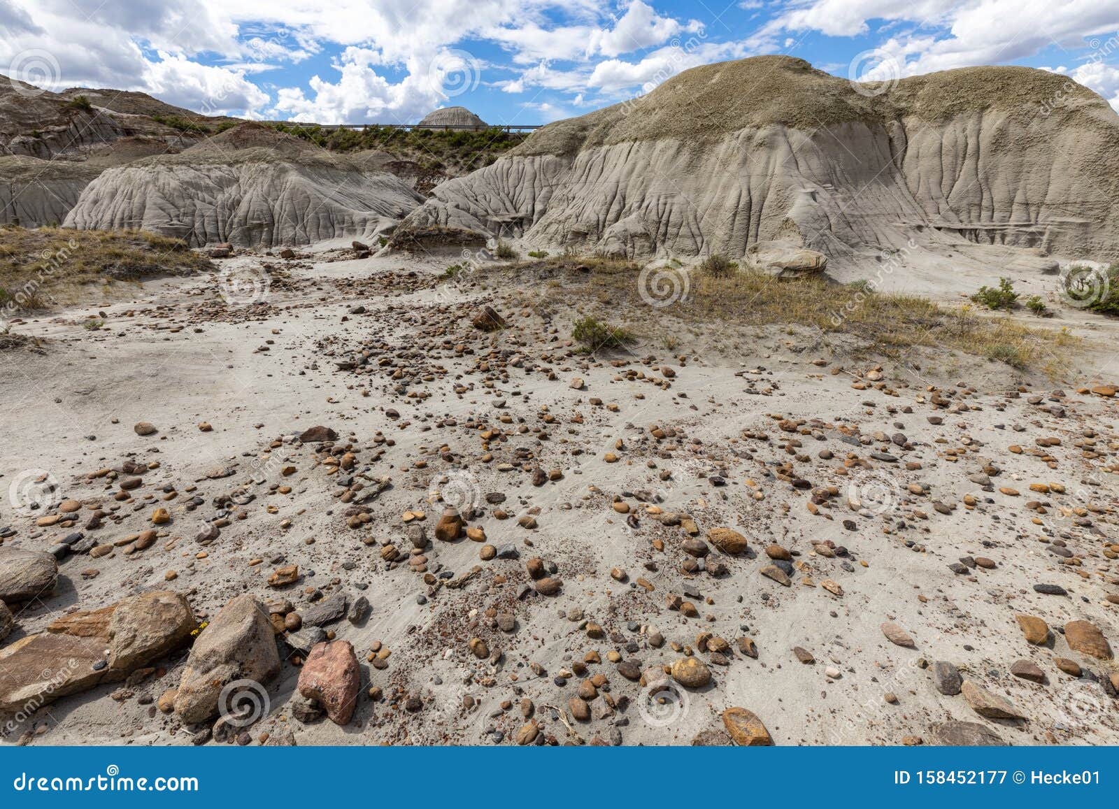 Badlands in the Prairie of Alberta in Canada Stock Image - Image of ...