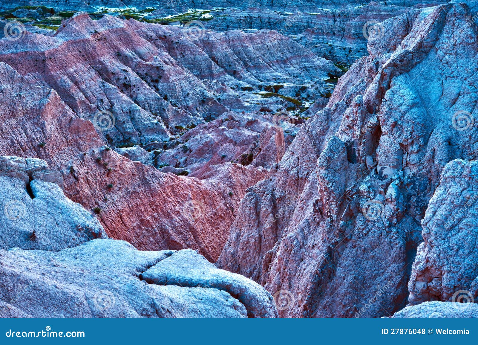 Badlands Sandstones stock photo. Image of scenery, erosion - 27876048