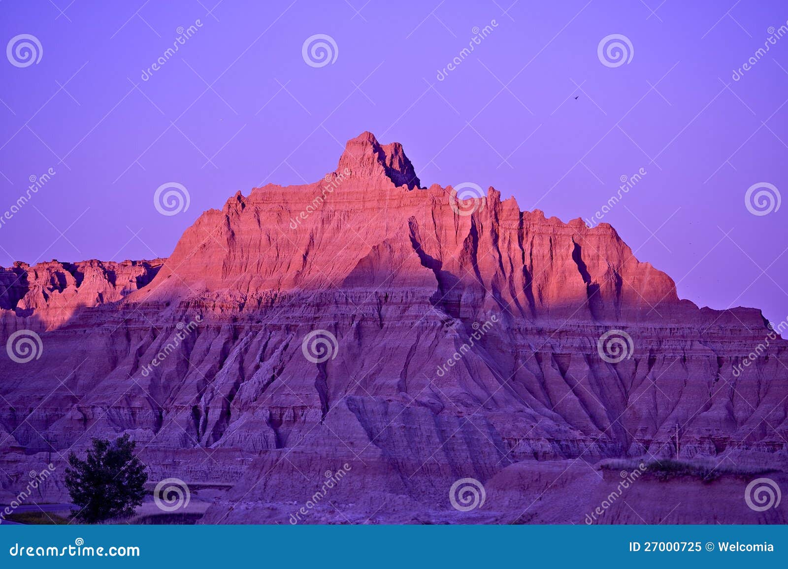 Badlands Sunset stock image. Image of natural, formations - 27000725