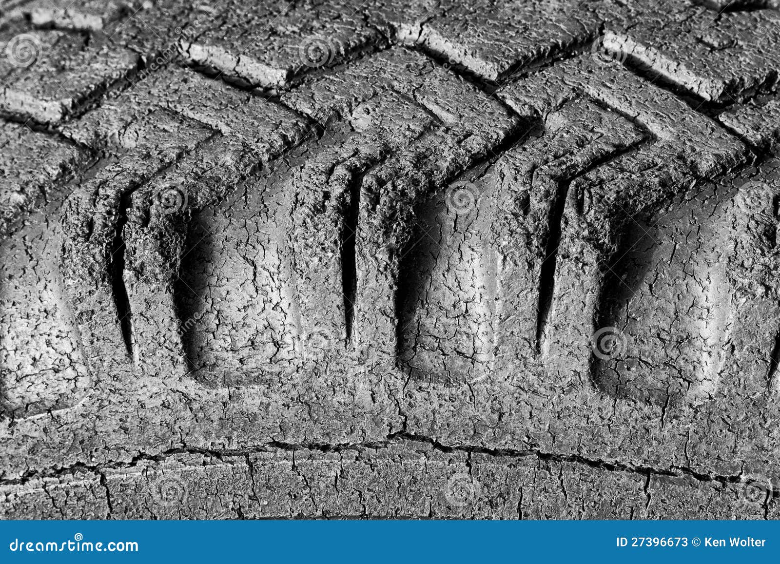 Badly Cracked Tire Tread stock image. Image of obsolete - 27396673