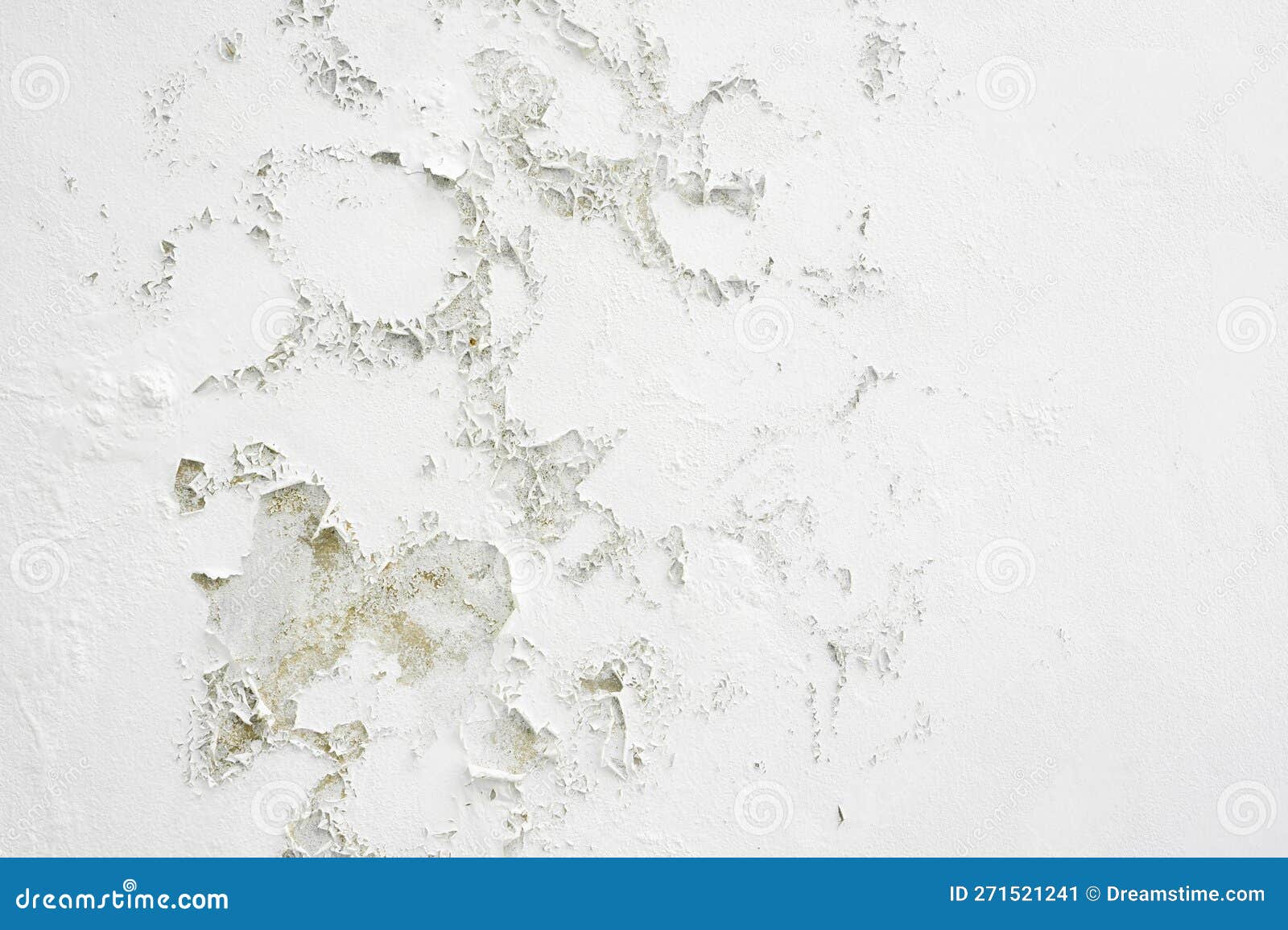 Closeup of Badly Fixed Building Facade Wall Covered with Cracks in ...