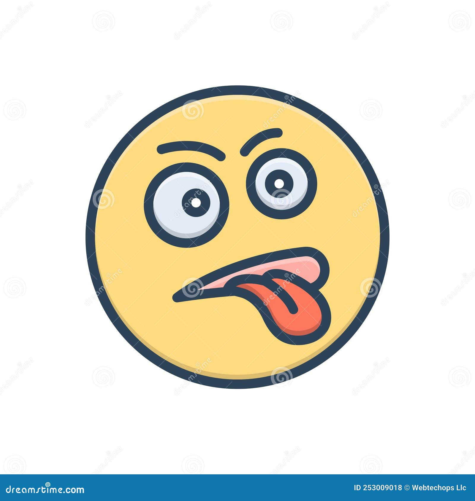 Color Illustration Icon for Badly, Poorly and Abominably Stock Vector ...