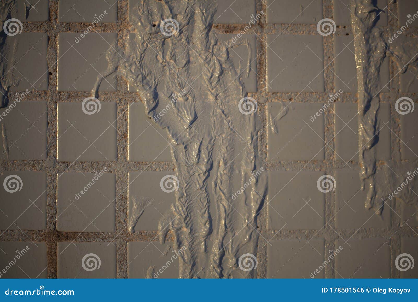 Smudges of Paint on the Wall. Stock Photo - Image of paint, pltica ...