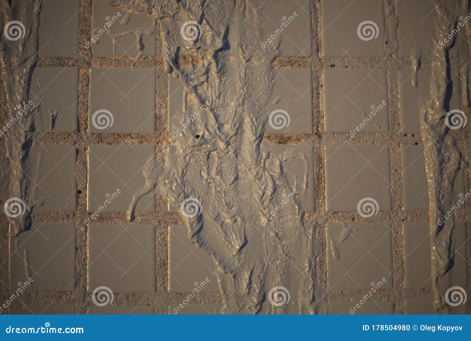 Smudges of Paint on the Wall. Stock Photo - Image of abstract, spoiled ...