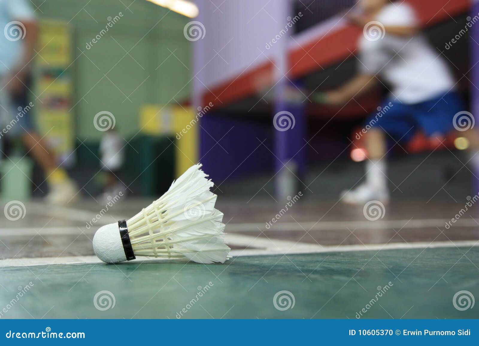 Badminton stock photo. Image of couple, line, team, shuttlecock - 10605370
