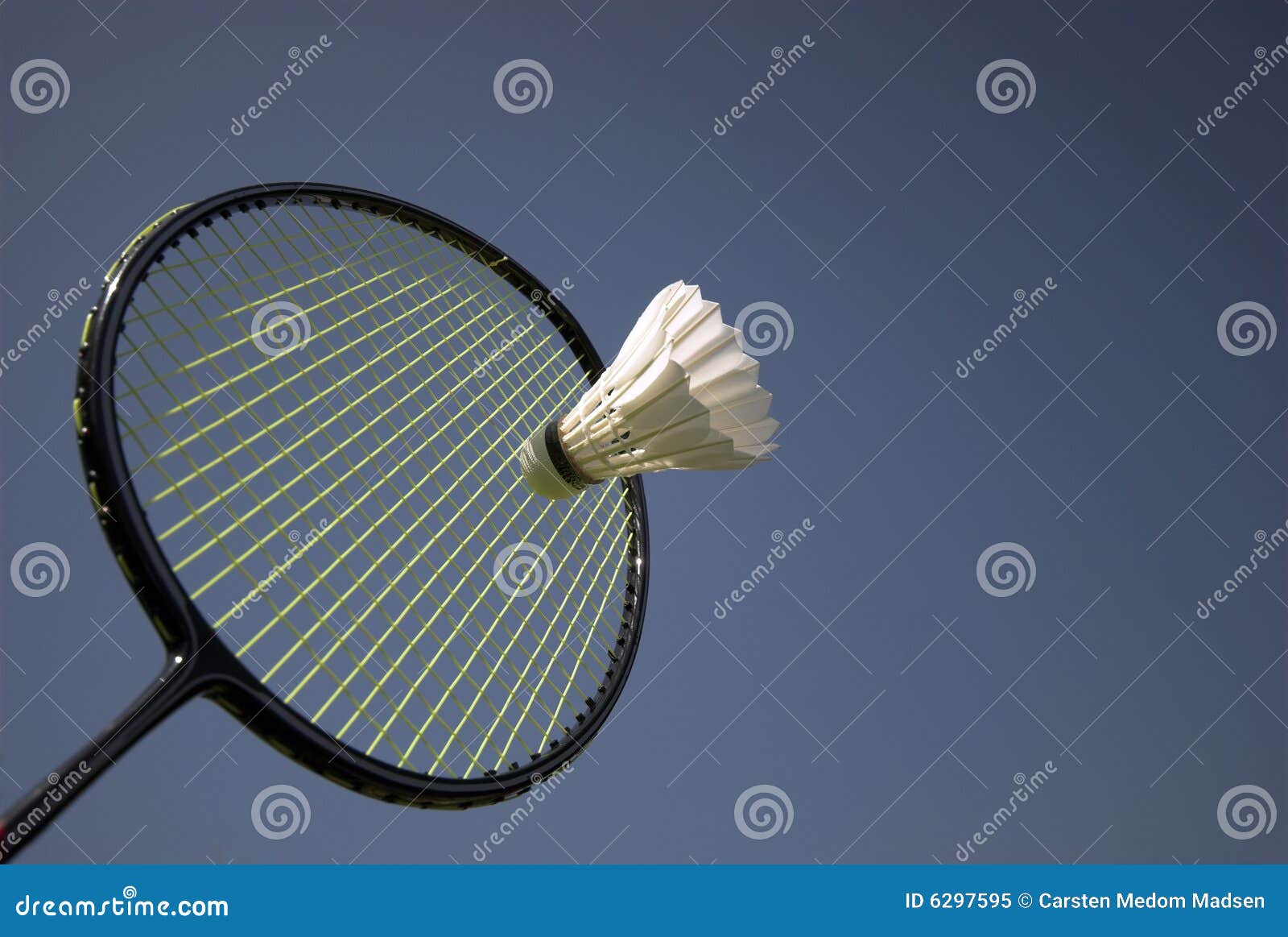Badminton Action stock image. Image of shuttlecock, close - 6297595