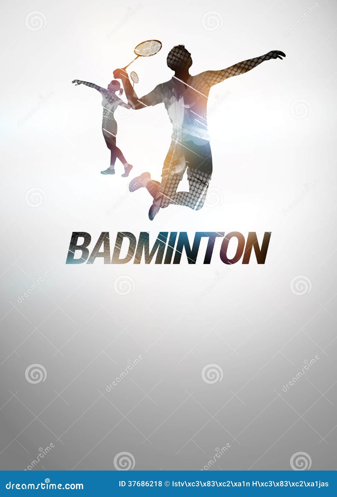 Badminton background stock illustration. Illustration of badminton ...