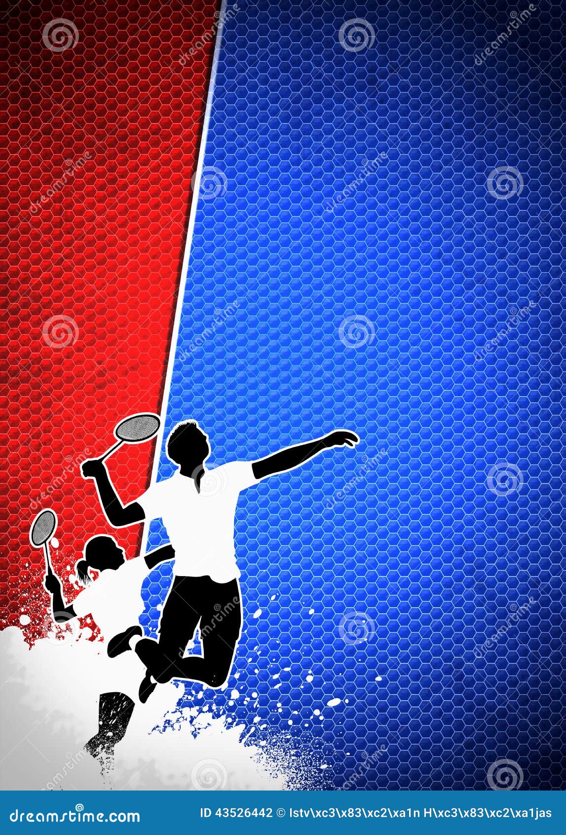 Badminton Background Royalty-Free Stock Photography | CartoonDealer.com ...
