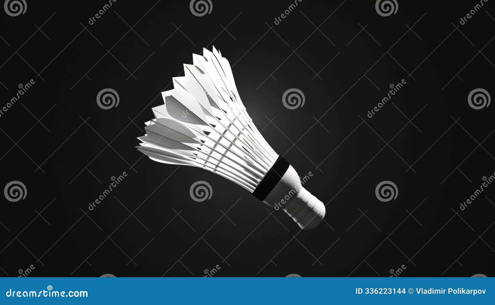 A Badminton Ball and Shuttle in Flight, Capturing the Moment of Impact ...