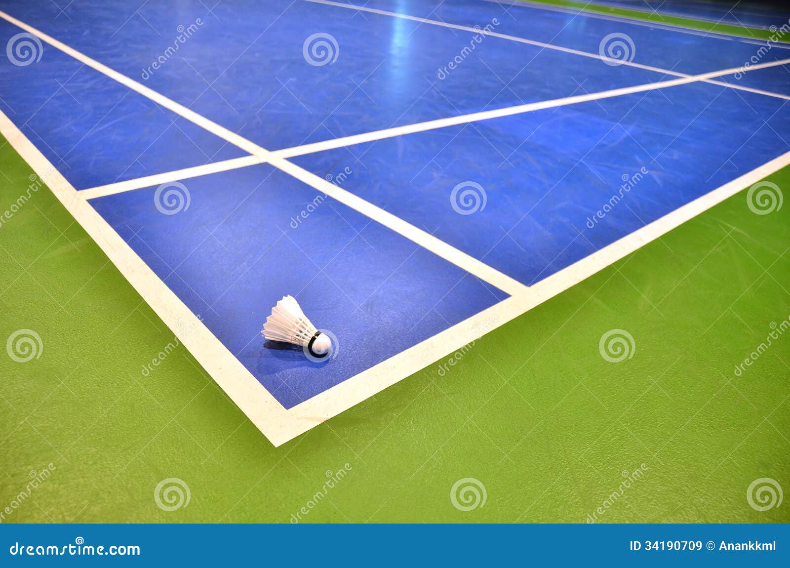 Badminton court stock image. Image of shuttlecock, badminton - 34190709