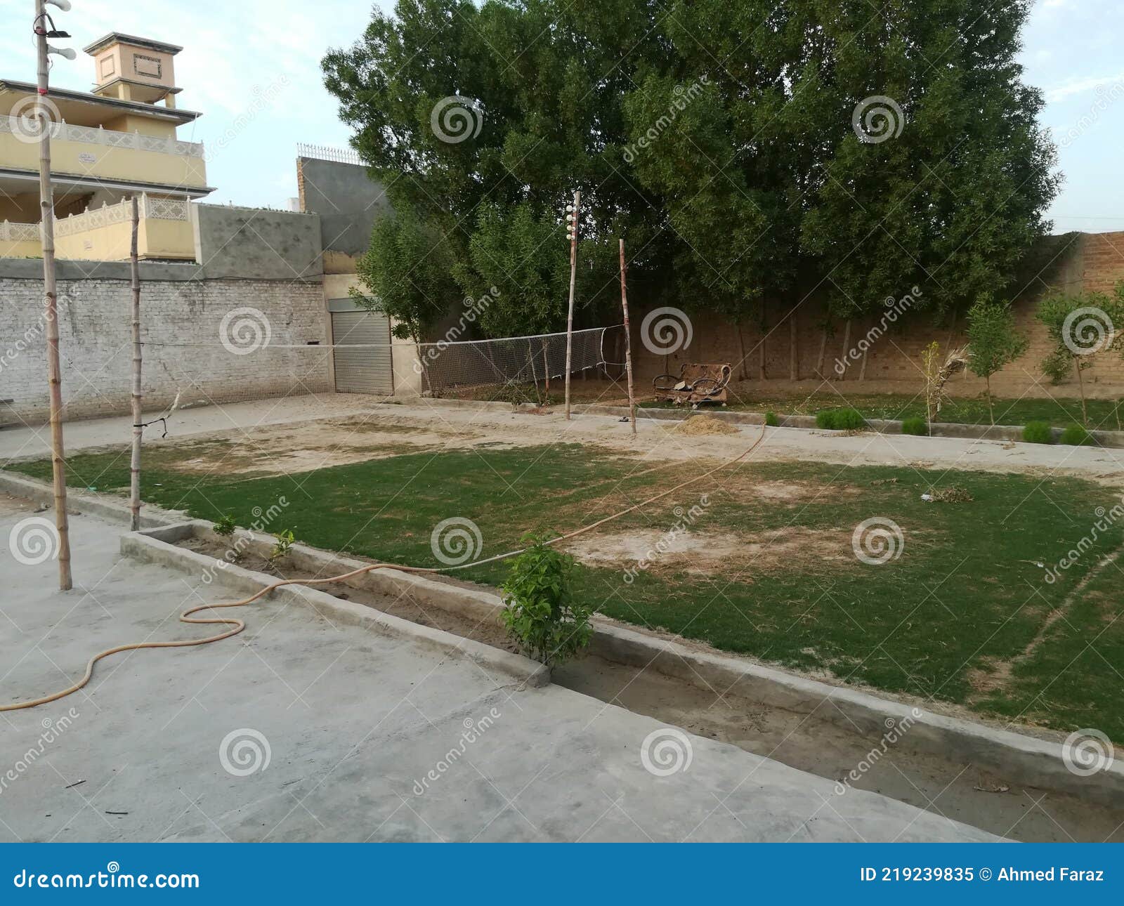 Badminton Desi Ground in Sanjarpur Stock Image - Image of sanjarpur ...