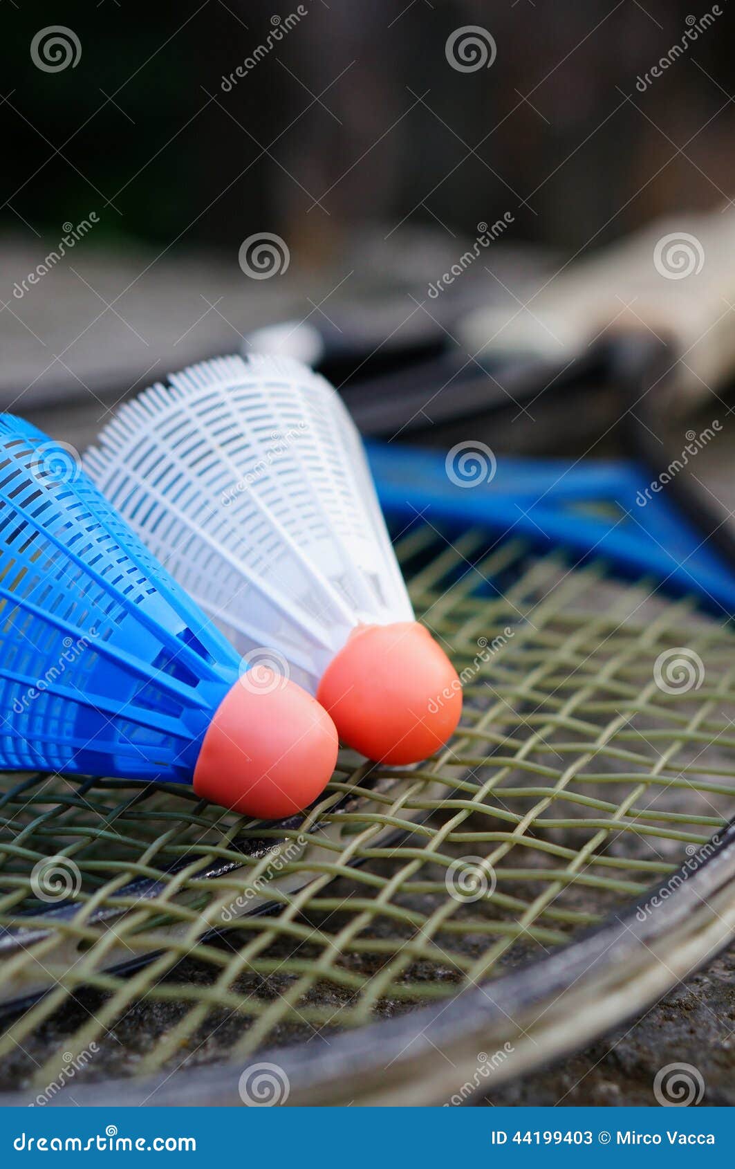 Badminton equipment stock image. Image of competition - 44199403