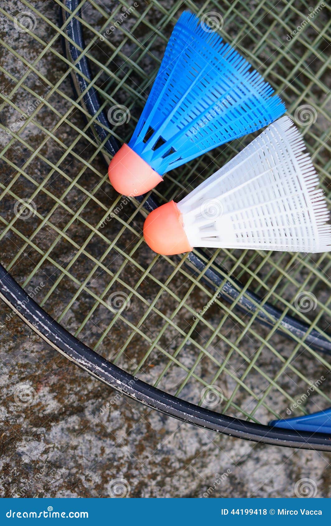 Badminton equipment stock photo. Image of shuttlecock - 44199418