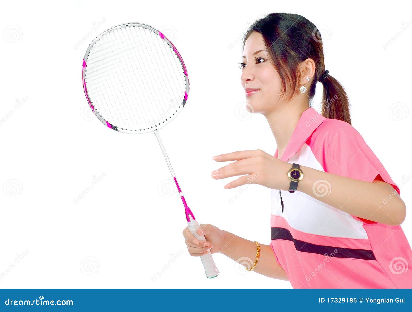 Badminton girls stock photo. Image of girl, people, fitness - 17329186