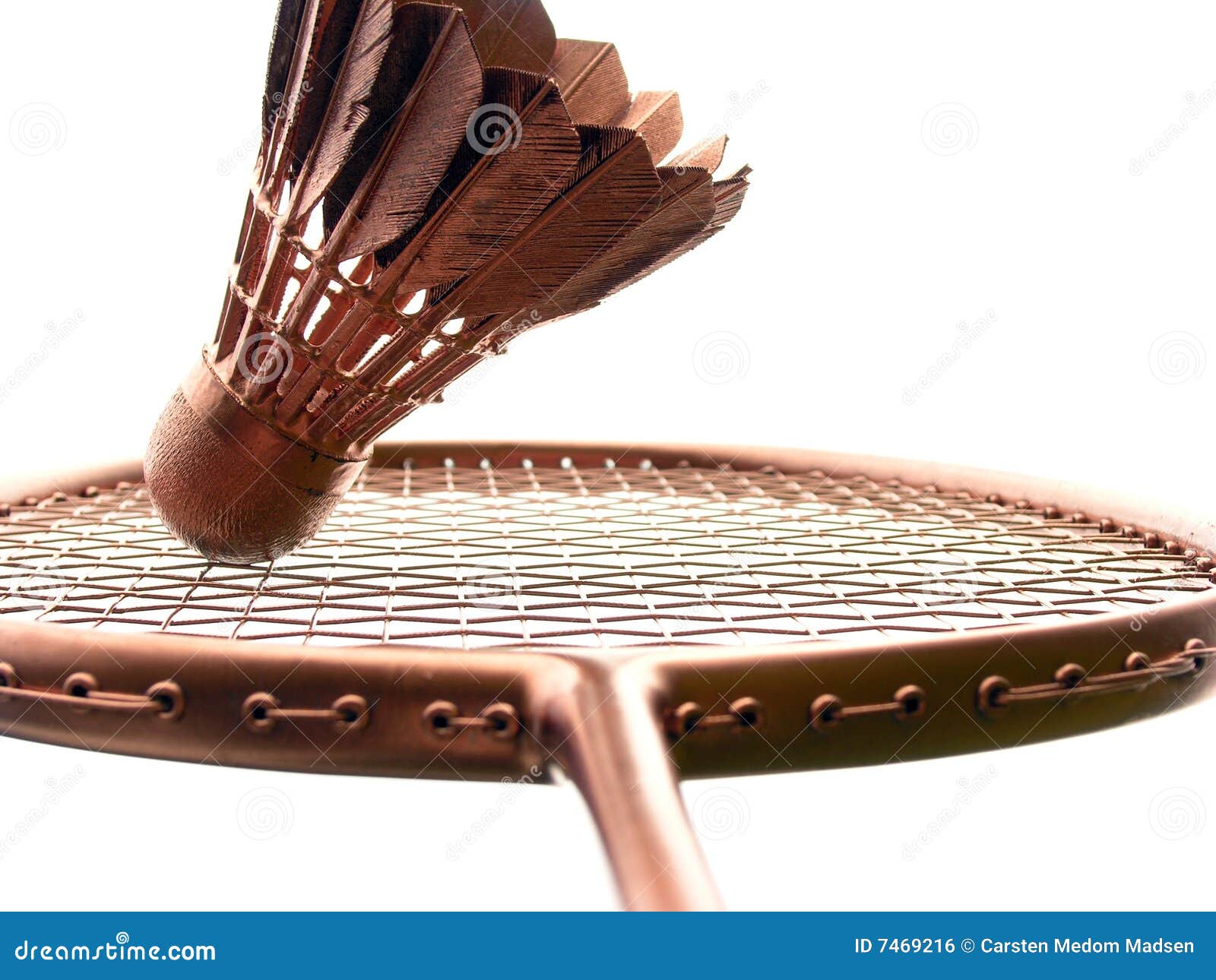 Badminton Gold on White stock photo. Image of sport, action - 7469216