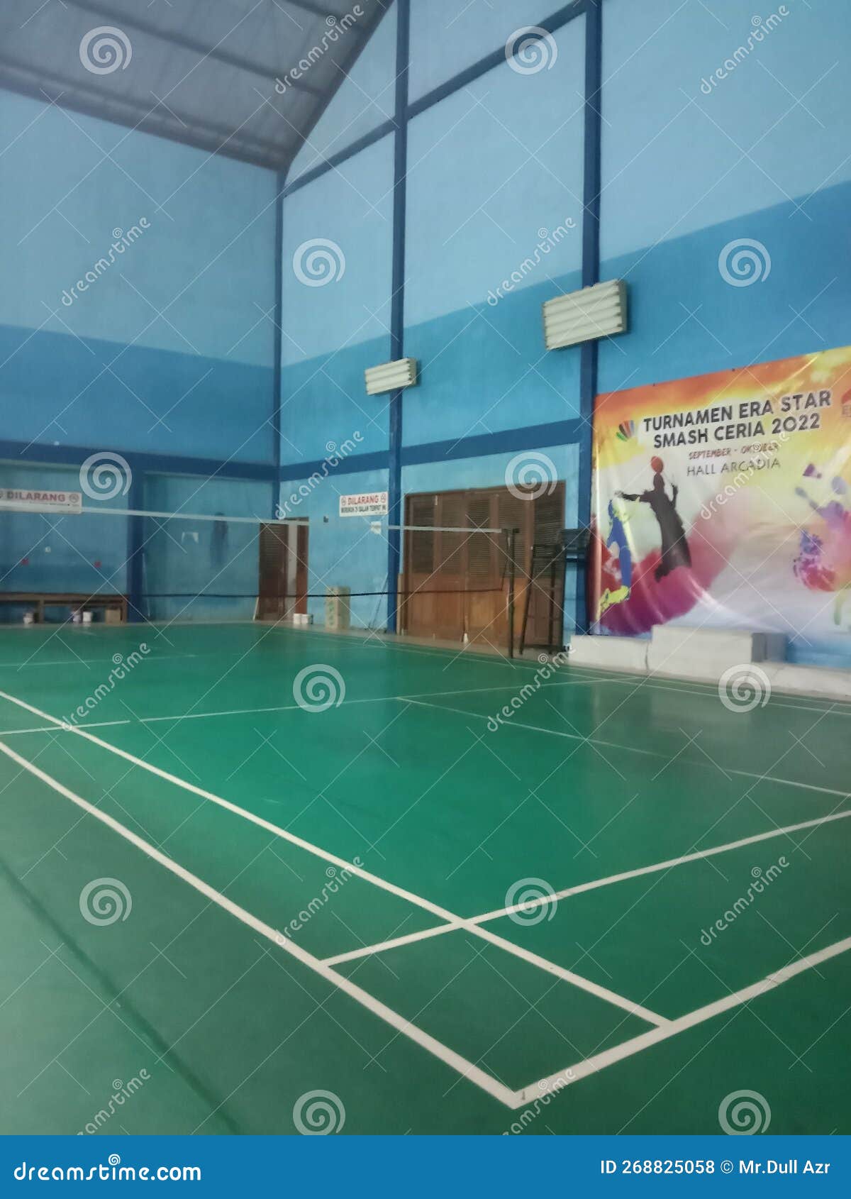 BADMINTON HALL editorial stock photo. Image of raket - 268825058