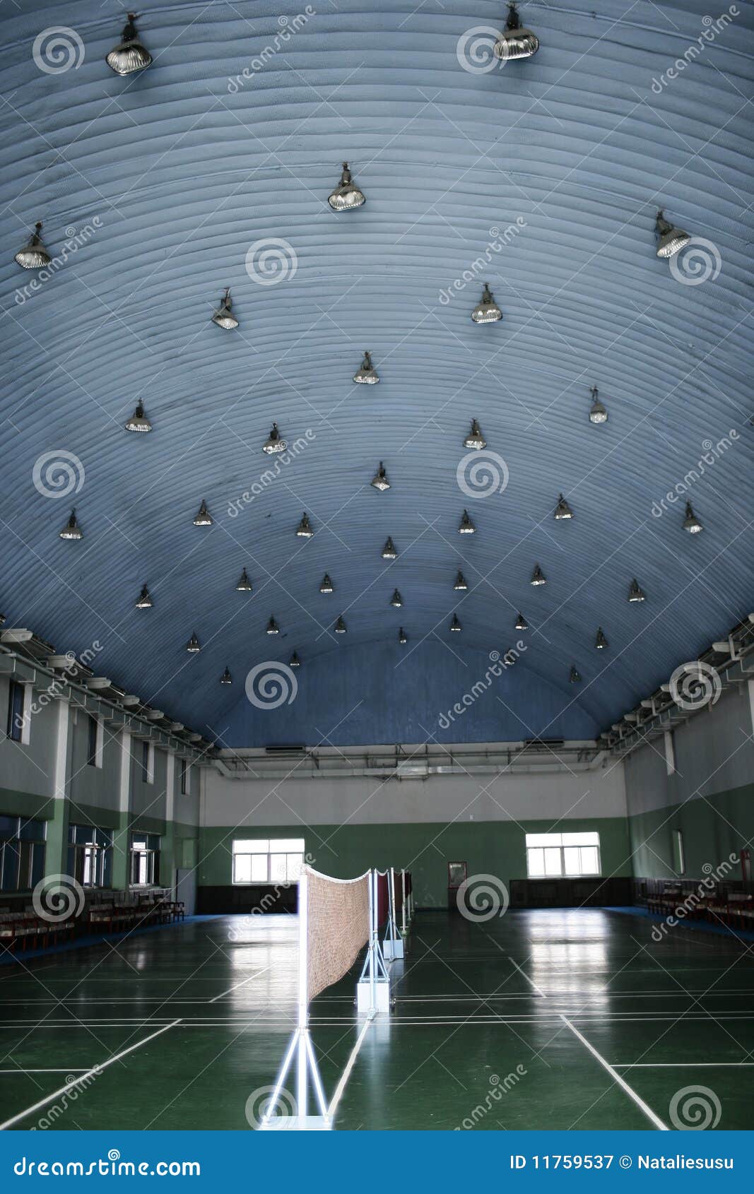 Badminton house stock image. Image of indoor, perspective - 11759537