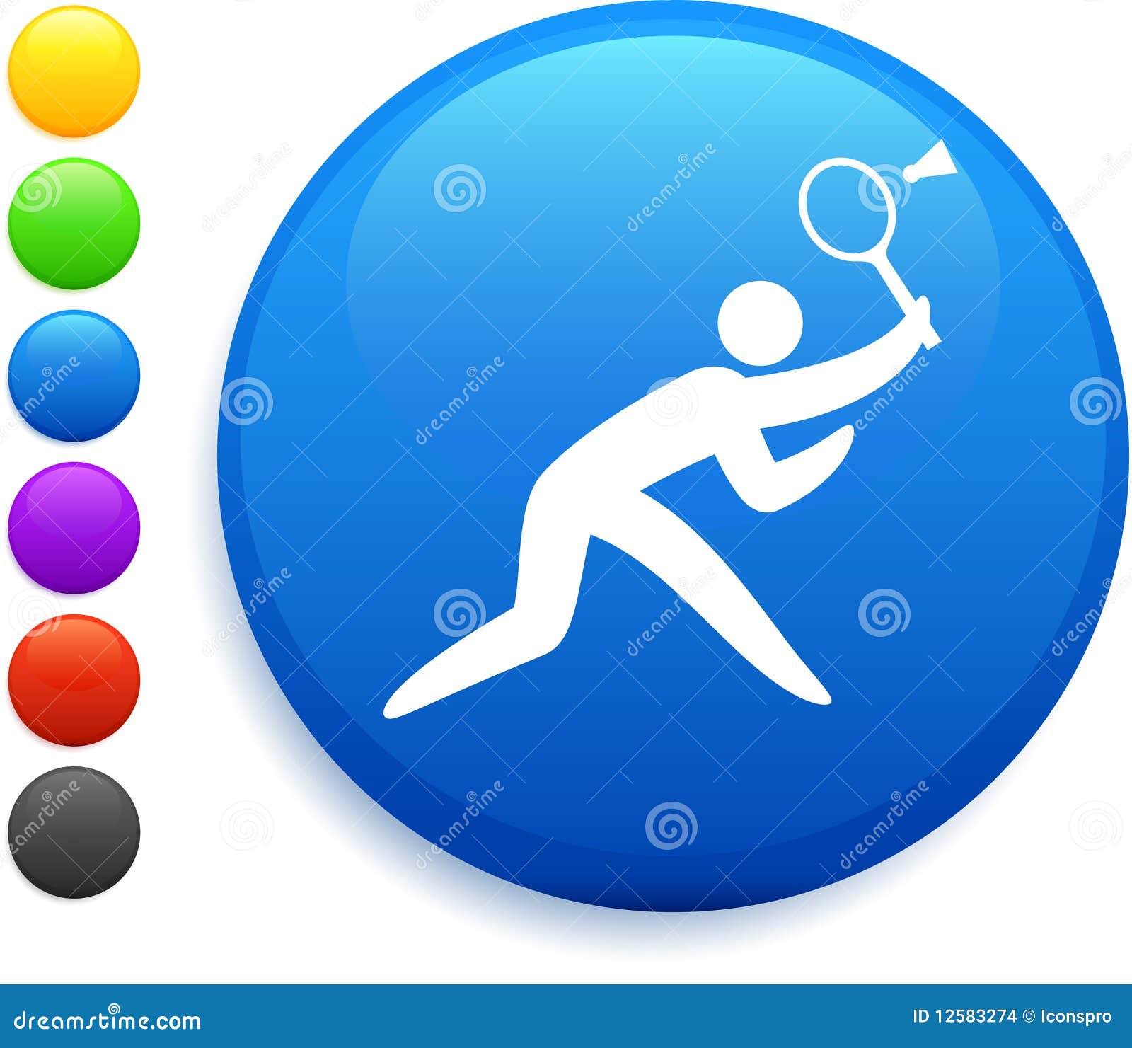 Badminton Icon. Trendy Badminton Logo Concept On White Background From ...