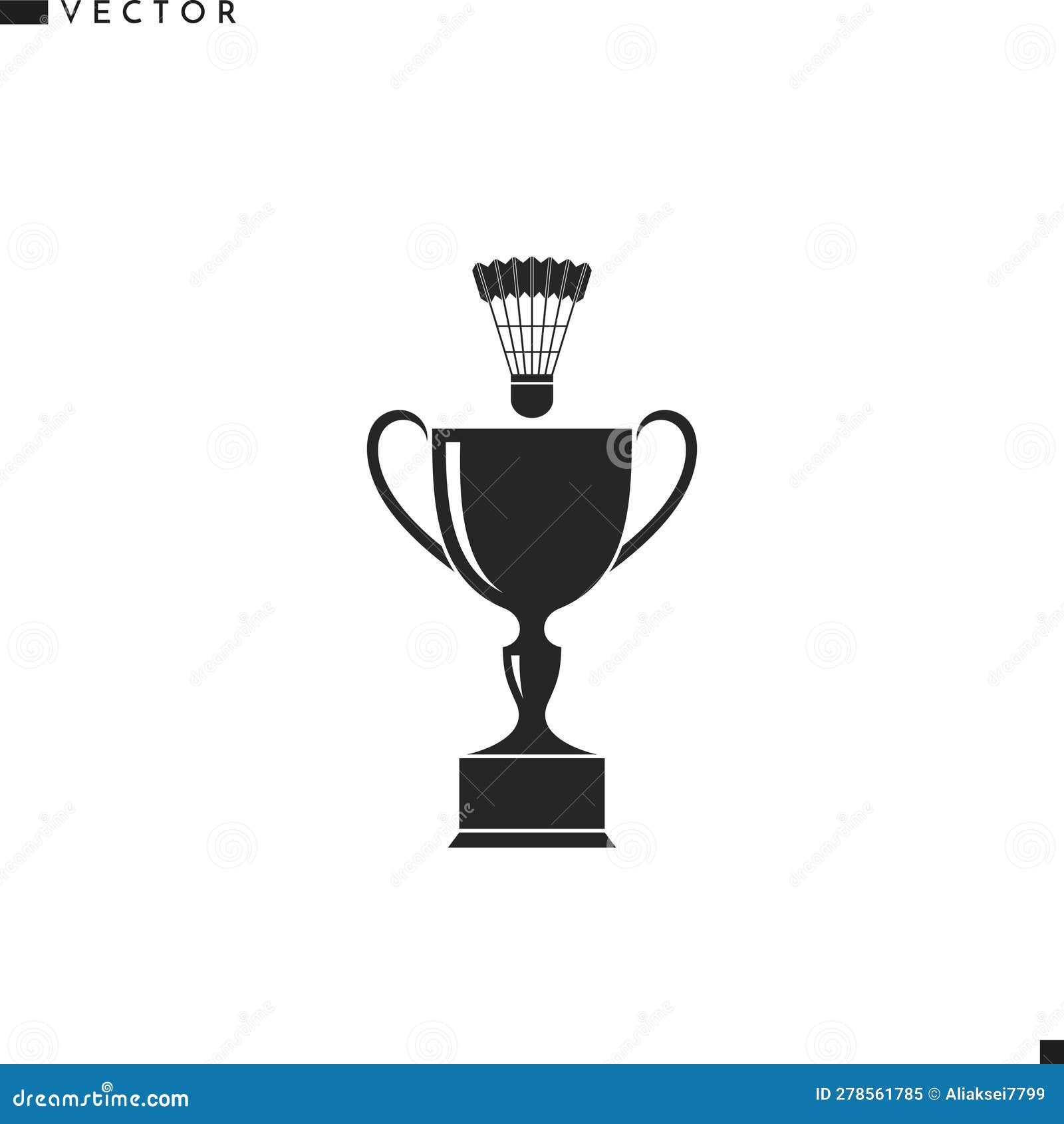 Badminton Logo Vector Icon Illustration Design Template.Badminton ...