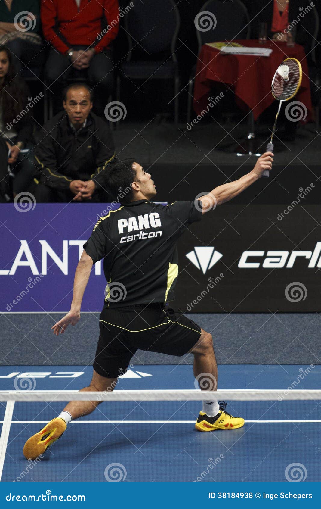 Badminton player Eric Pang editorial stock photo. Image of recreation ...