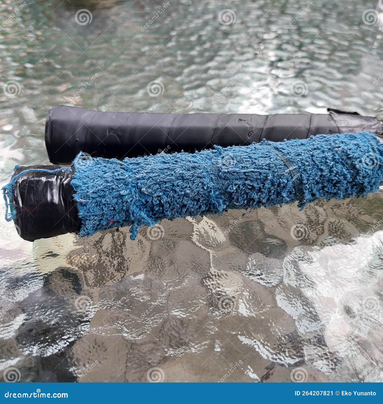 Badminton Racket Ready To Be Used for the Match Stock Image - Image of ...