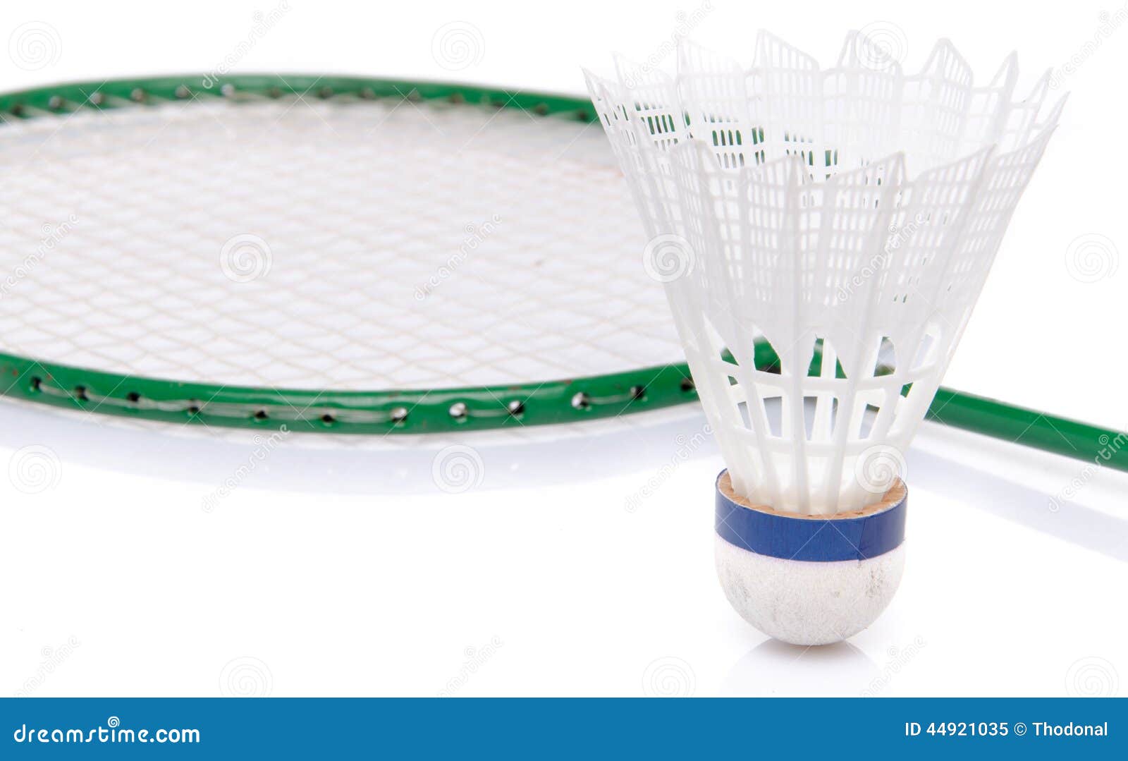 Badminton Racket and Shuttlecock Stock Image - Image of shuttle ...