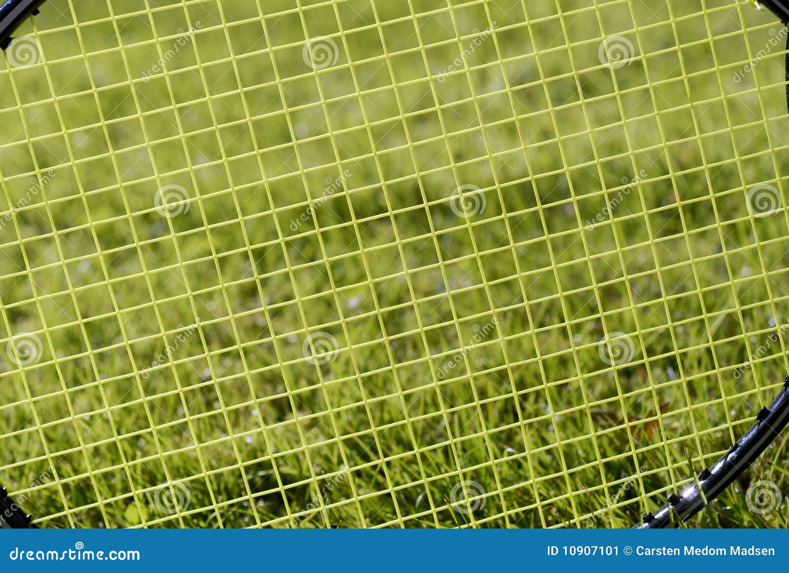 Badminton racket strings stock image. Image of sport - 10907101