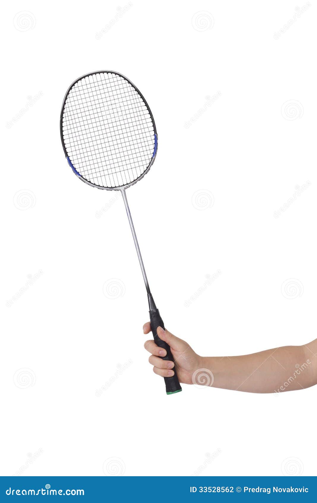 Badminton racket stock photo. Image of leisure, macro - 33528562