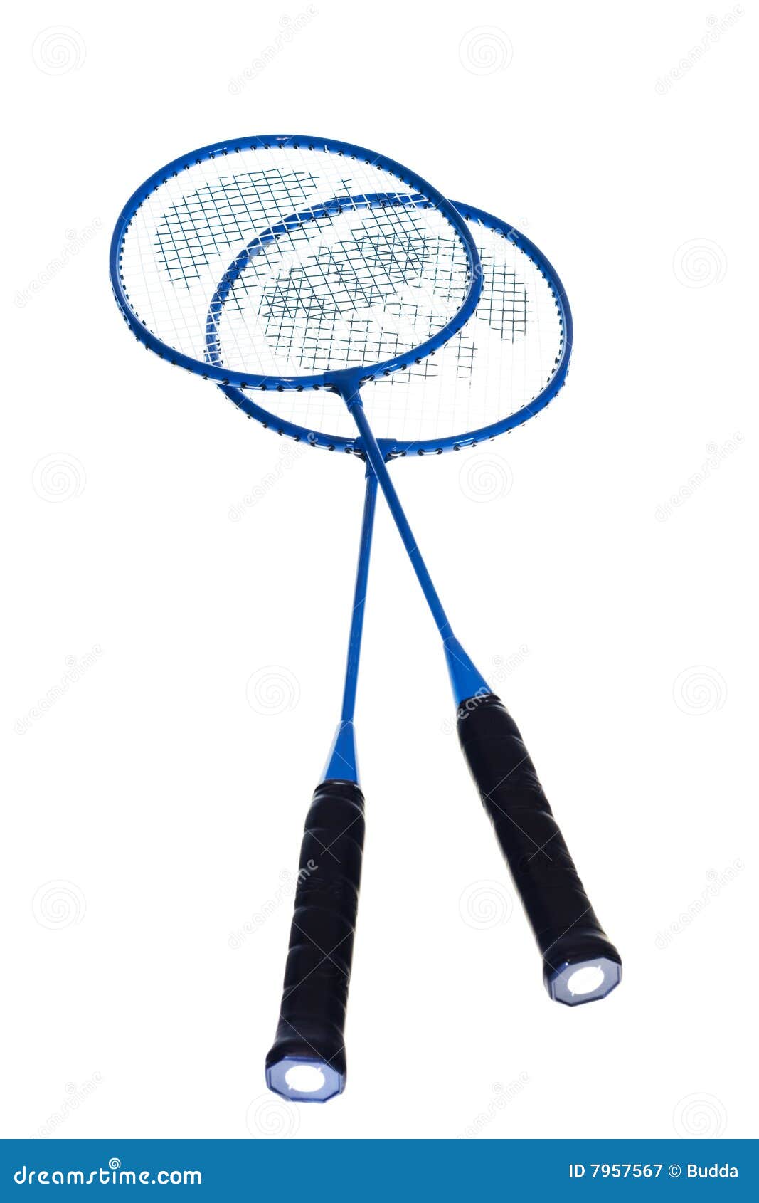 Badminton rackets stock image. Image of isolated, individuality - 7957567