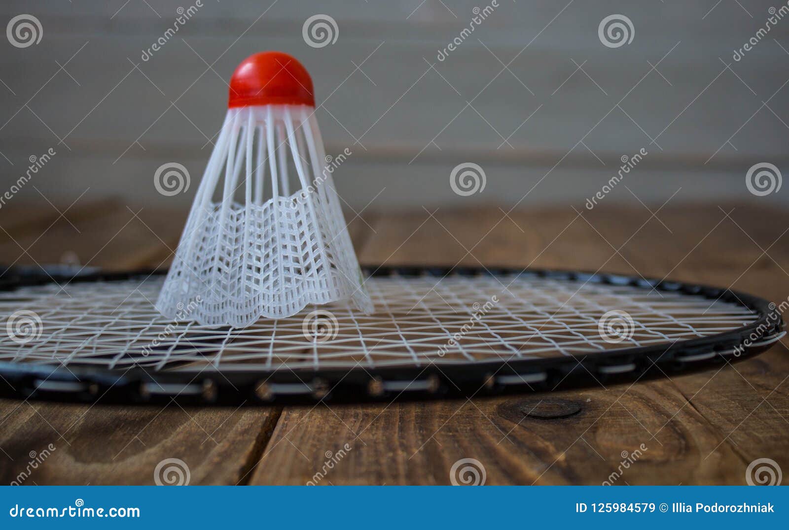 A Badminton Rocket and for a Game Badminton Stock Image - Image of ...
