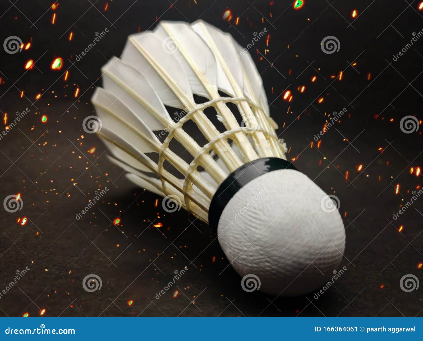 A badminton shuttle stock image. Image of shuttle, badminton - 166364061