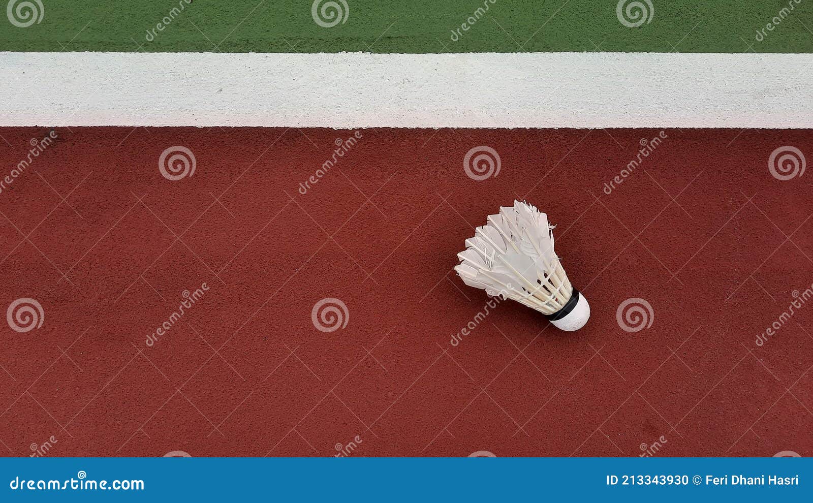Badminton Shuttlecock on Court Stock Photo - Image of athlete, shoes ...