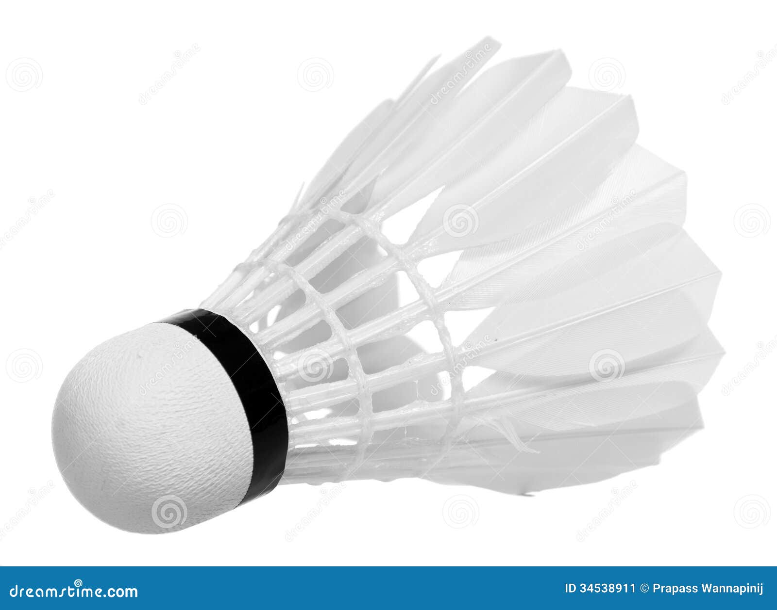 Badminton Shuttlecock In Competing Badminton Royalty-Free Stock Photo ...