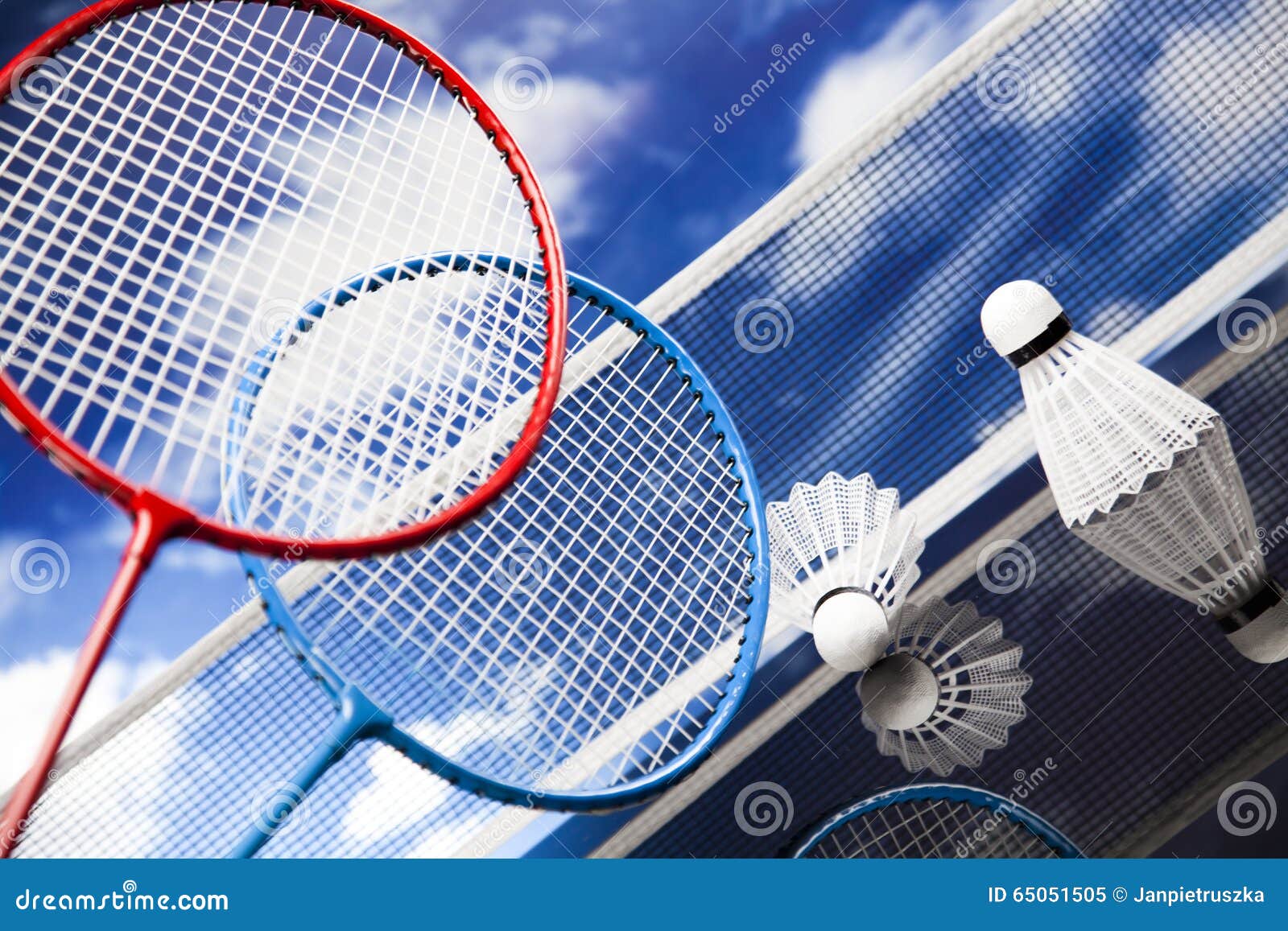 Badminton shuttlecock stock image. Image of indoors, summer - 65051505