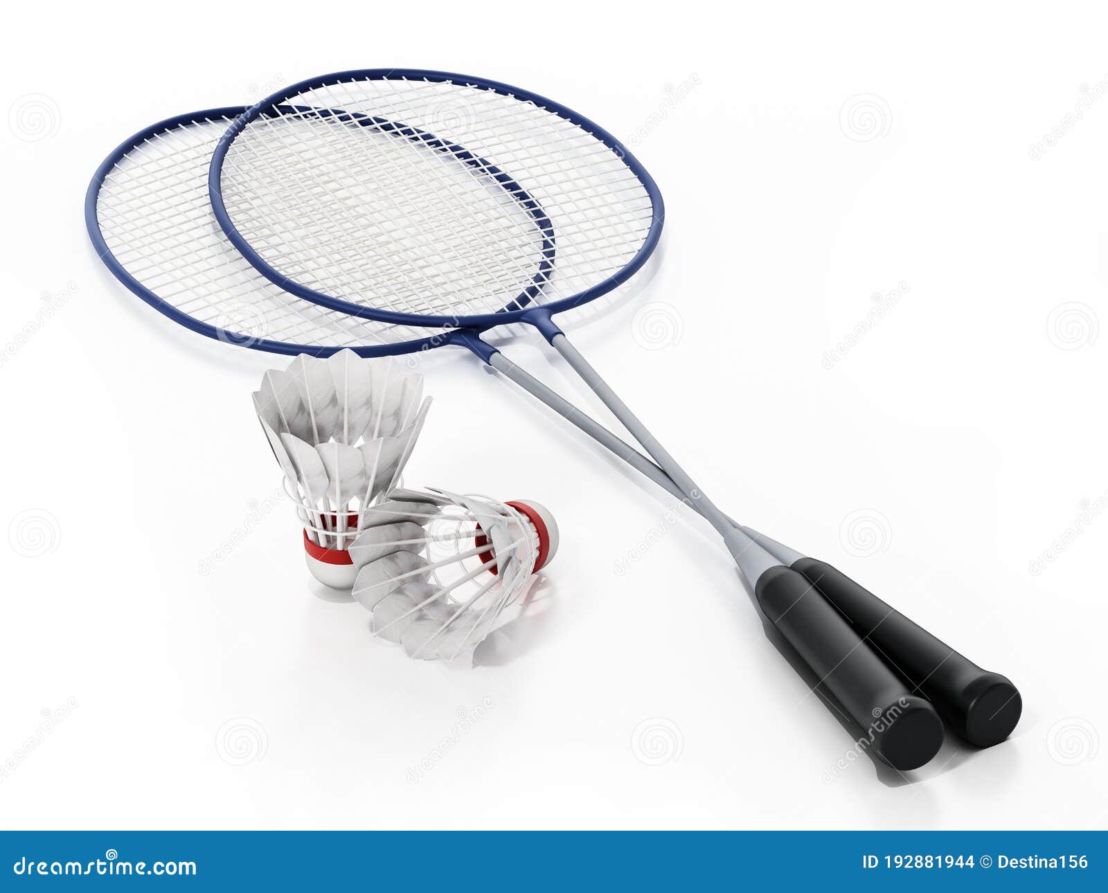 Badminton Shuttlecocks Of Two Types. Vector Isolated Illustration ...