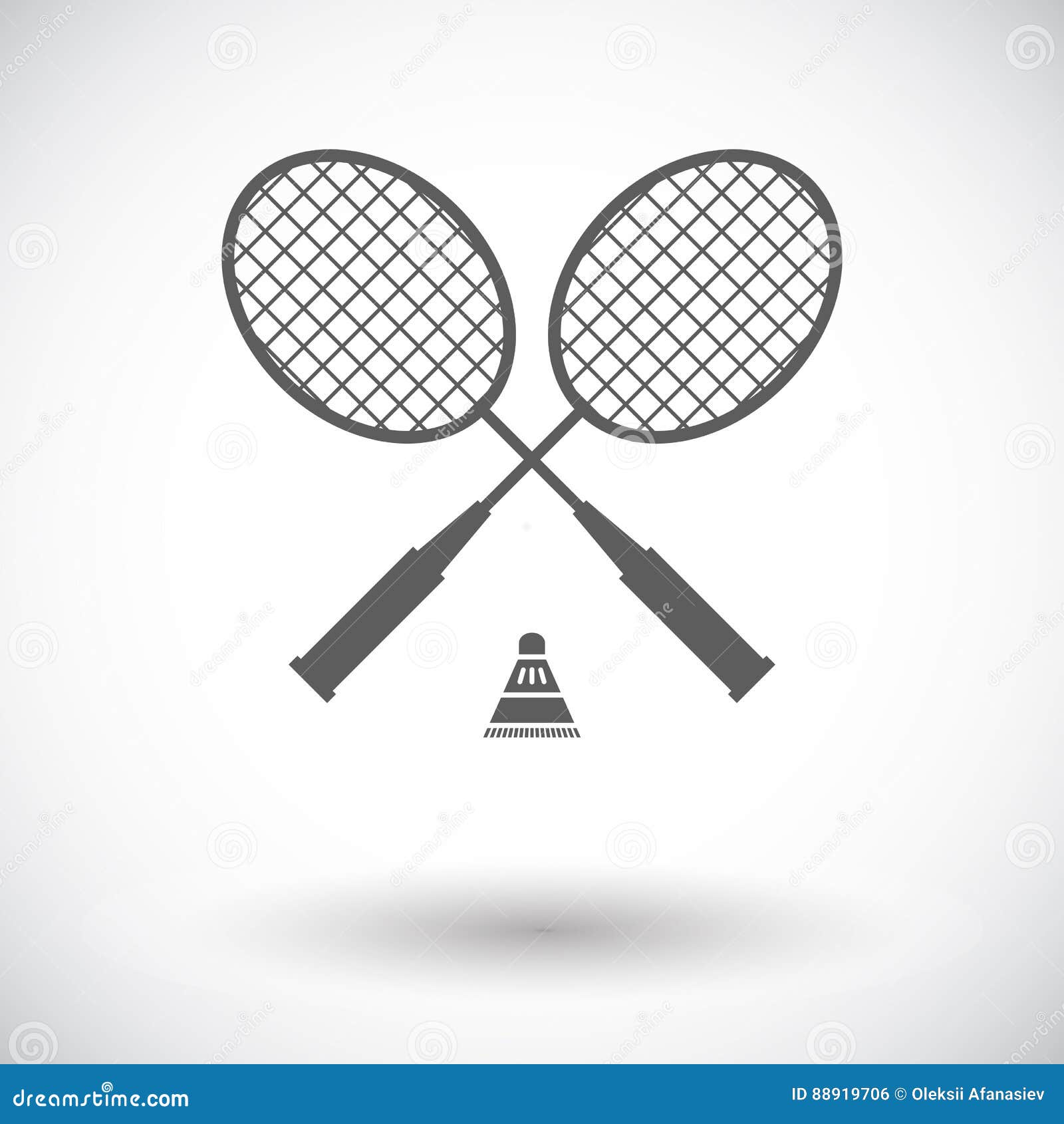 Badminton stock vector. Illustration of hobby, graphic - 88919706