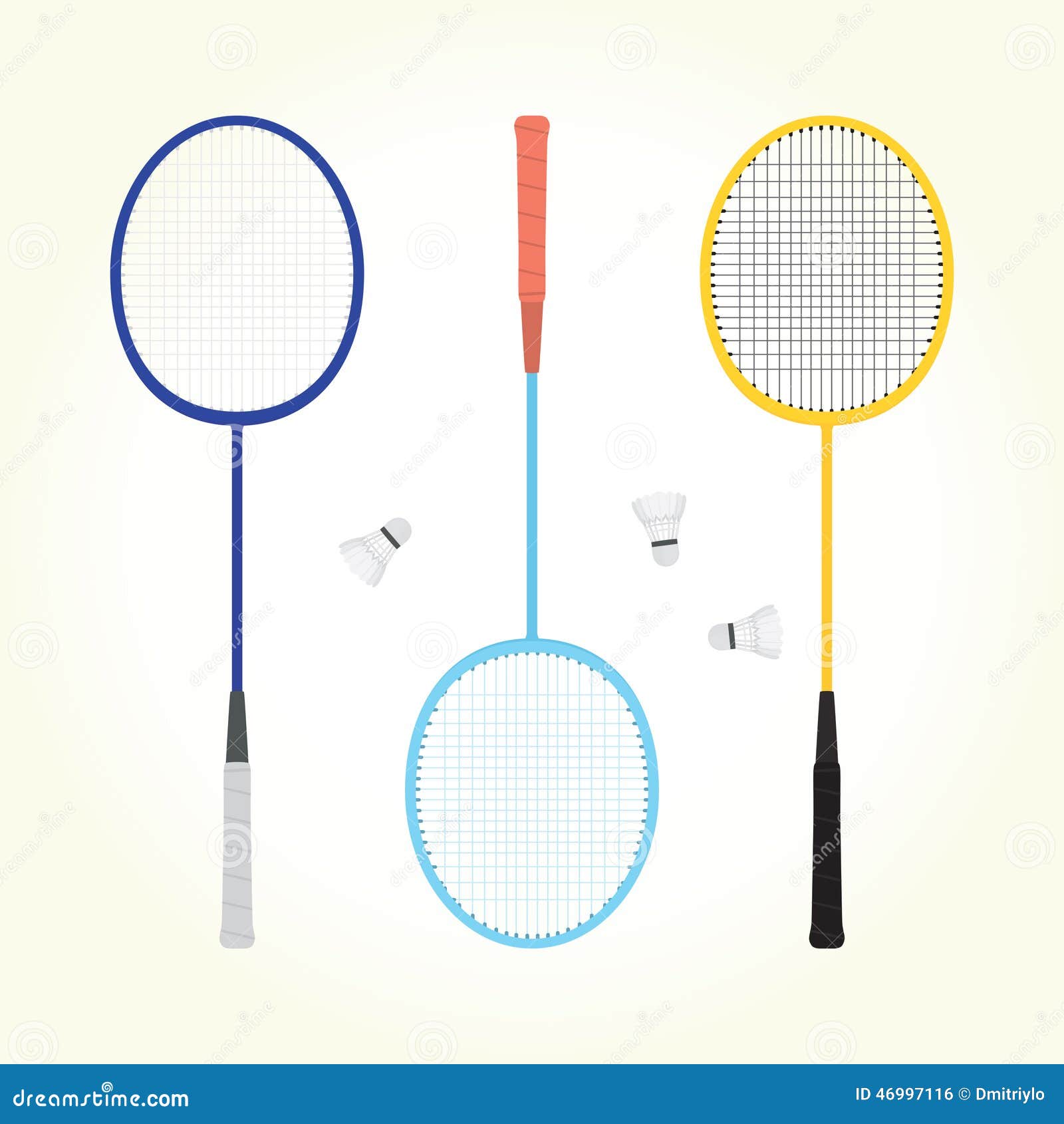 Badminton vector set stock vector. Illustration of action - 46997116