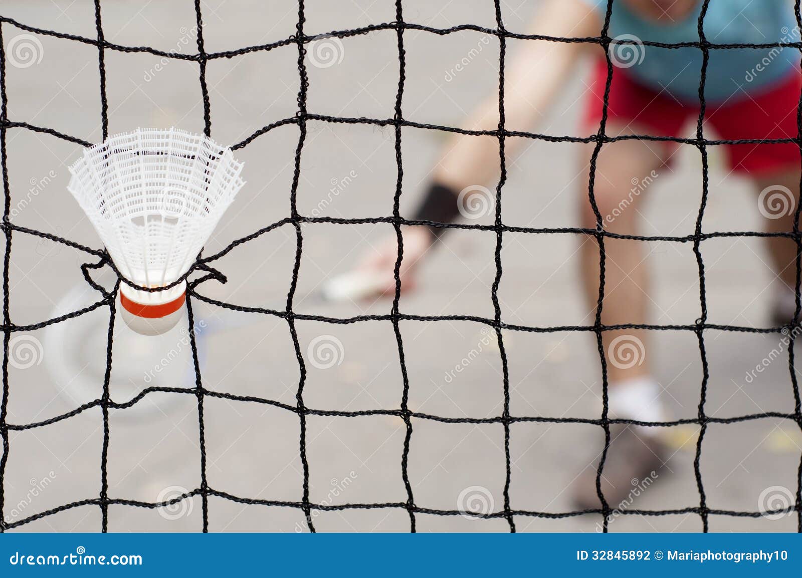 Badmintonshuttle stock foto. Image of speler, actief - 32845892
