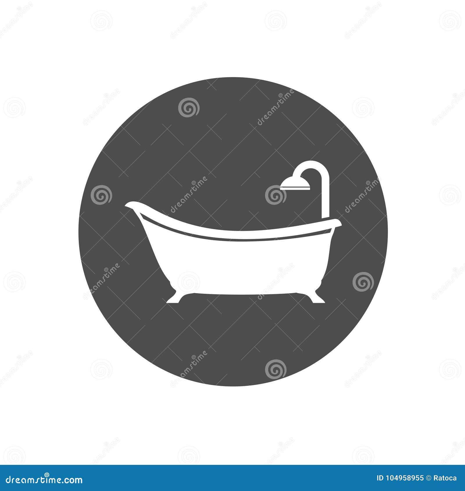 Badpictogram stock illustratie. Illustration of achtergrond - 104958955