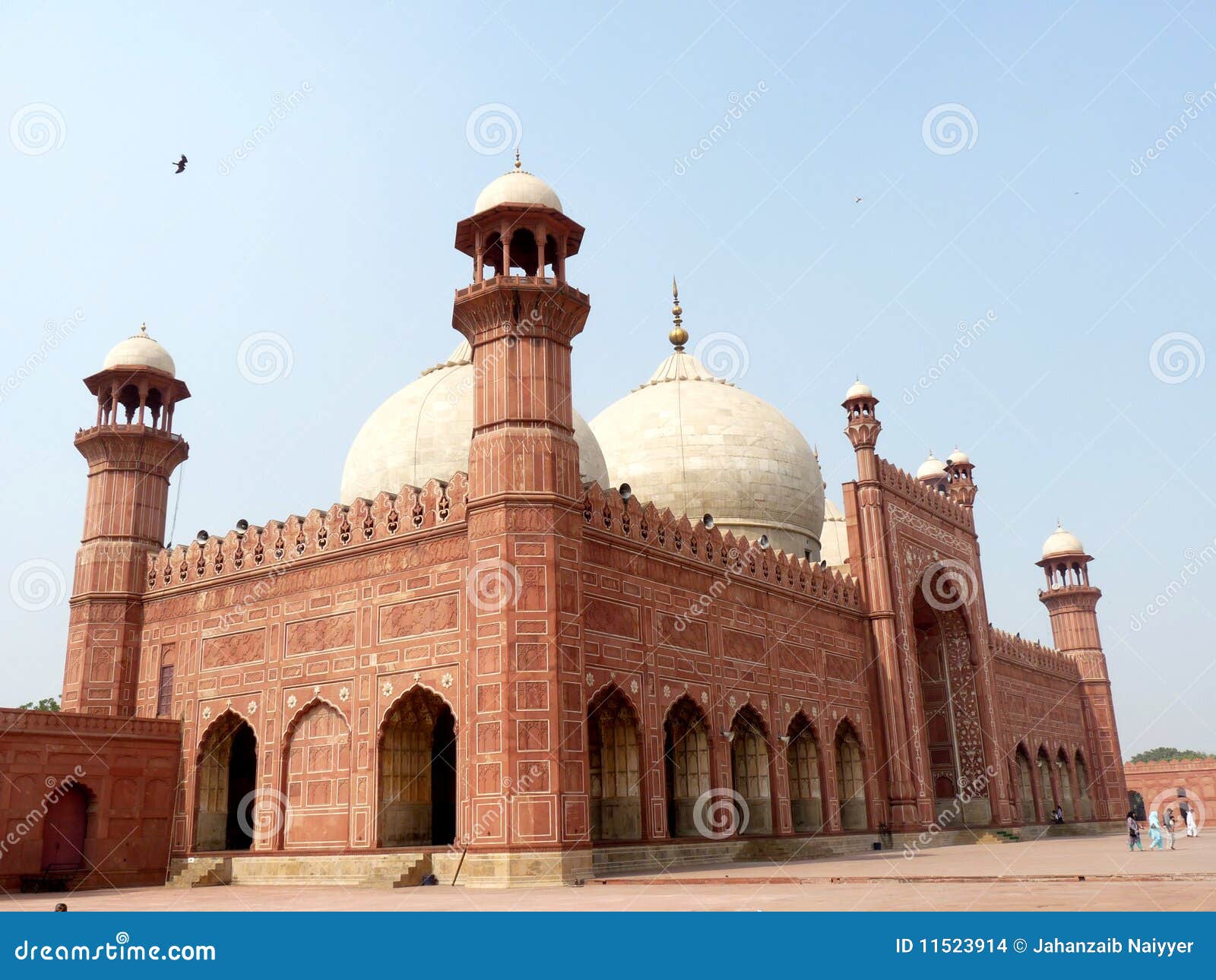 Badshahi Mosque Or Red Mosque In Lahore,Pakistan. Royalty-Free Stock ...